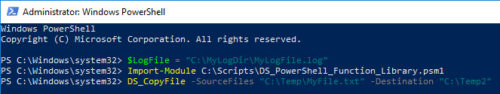 PowerShell Function Library - Dennis Span
