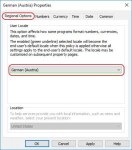 Configuring Regional Settings and Windows locales with Group Policy - Dennis Span