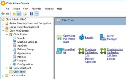 Creating a custom management console for your Citrix tools - Dennis Span
