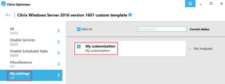 Creating a custom template for Citrix Optimizer - Dennis Span