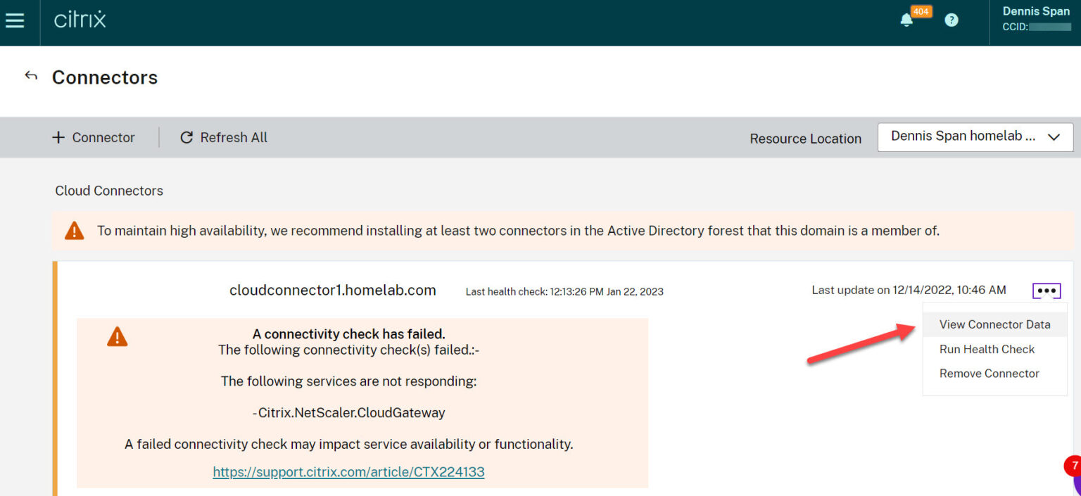 Troubleshooting Citrix Gateway Service connection issues - Dennis Span