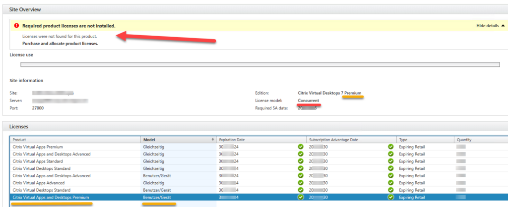 Citrix licensing issues and questions - Dennis Span